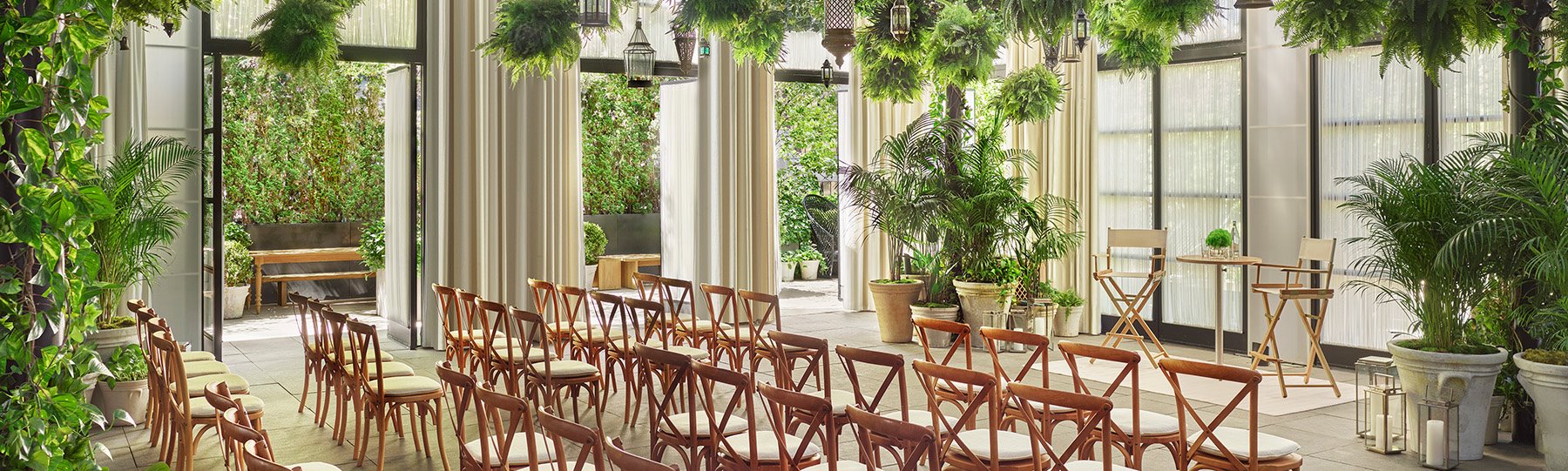 Events | Private Dining in New York | The Terrace and Outdoor Gardens